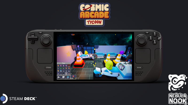 Cosmic Arcade Tycoon - Cosmic Arcade Tycoon Plays Great on Steam Deck ...