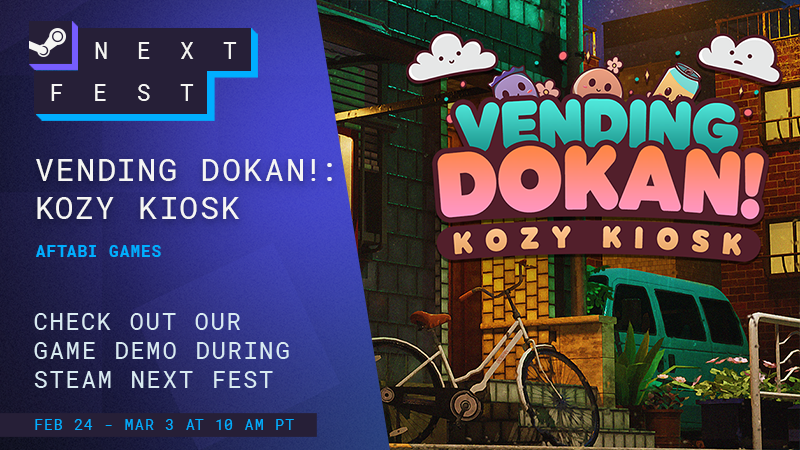 Vending Dokan!: Kozy Kiosk - Vending Dokan is in Next Fest! Play the ...
