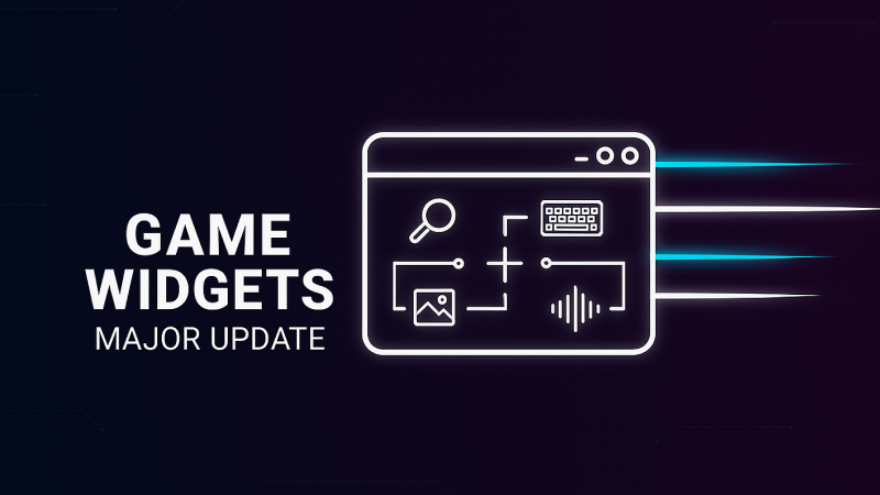 Game Widgets - All-New UI & More Customization Options – Available Now ...