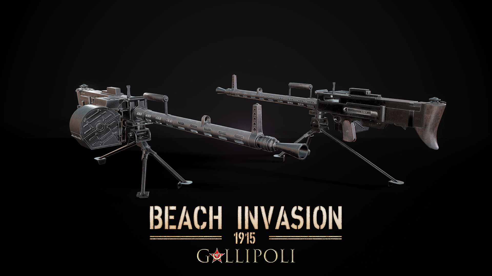 The Bergmann MG 15nA was a World War I light machine gun produced by ...