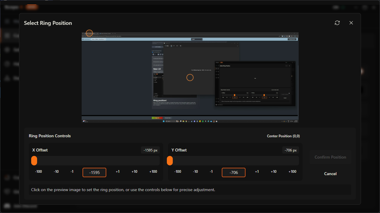 Cursor / Mouse Pointer position following!