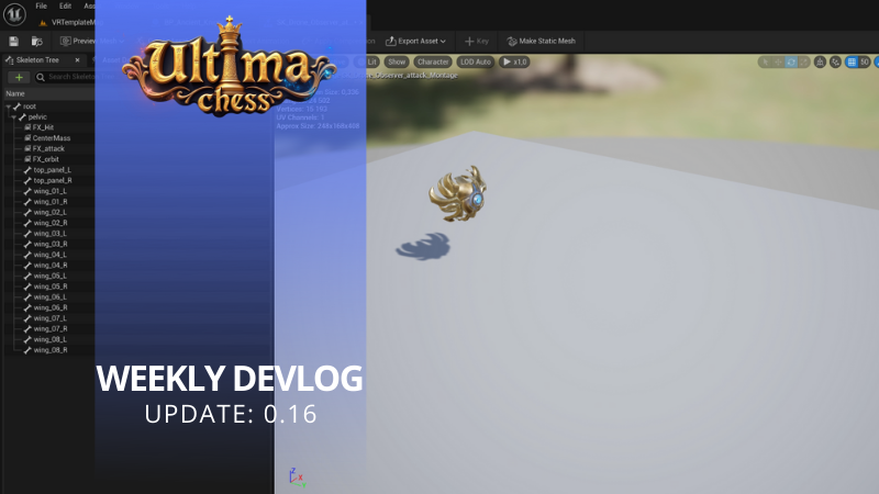 Ultima Chess VR - Ultima Chess Devlog: 0.16 - Steam News