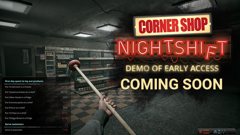 Corner Shop: NightShift - Corner Shop: NightShift – demo coming late July - Steam News