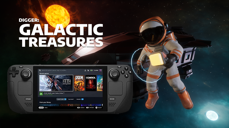 Digger: Galactic Treasures - Digger: Galactic Treasures - Steam Deck ...
