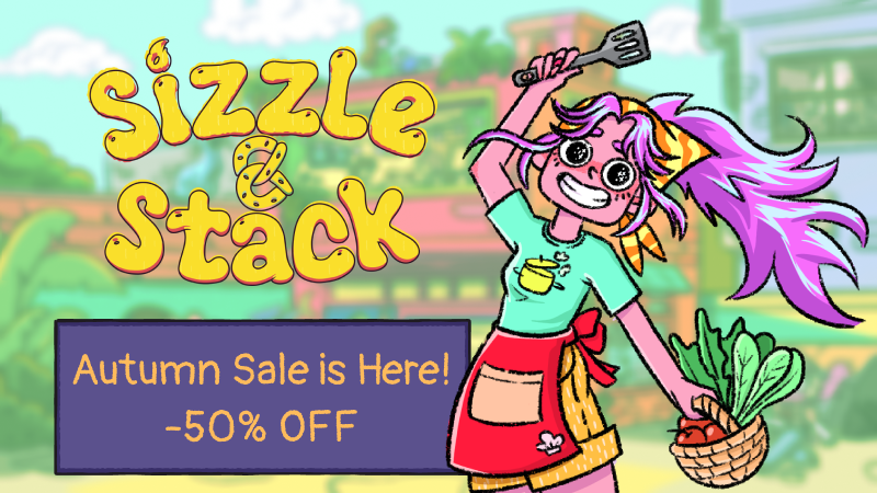 Sizzle & Stack - 🍂 Autumn Sale is Here – 50% OFF Sizzle & Stack! 🍂 - Steam News