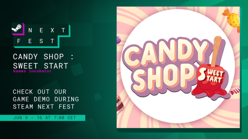 Candy Shop Simulator: Sweet Start - Sweet Cookie for Next Steam Fest ...