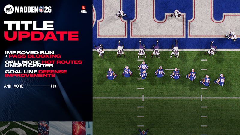 EA SPORTS™ Madden NFL 26 - Title Update - September 17, 2025 - Steam News