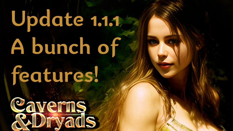 Caverns And Dryads - Update 1.1.1: Secondary weapons, commerce, and ...