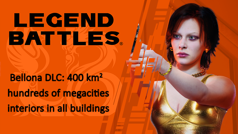 Legend Battles - Bellona DLC: 400 km2, hundreds of megacities ...