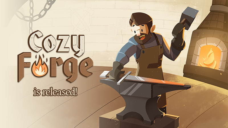 Cozy Forge: Blacksmith Simulator - Cozy Forge is released! - Steam News