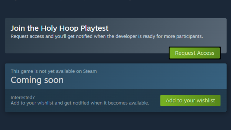 Holy Hoop - Holy Hoop Playtest Signup Now! - Steam News