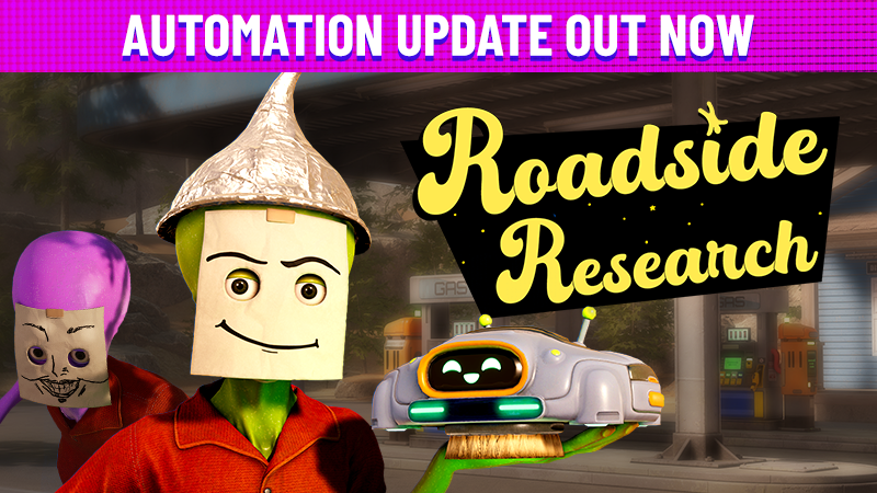 Roadside Research - Automation Update Is Out NOW! - Steam News