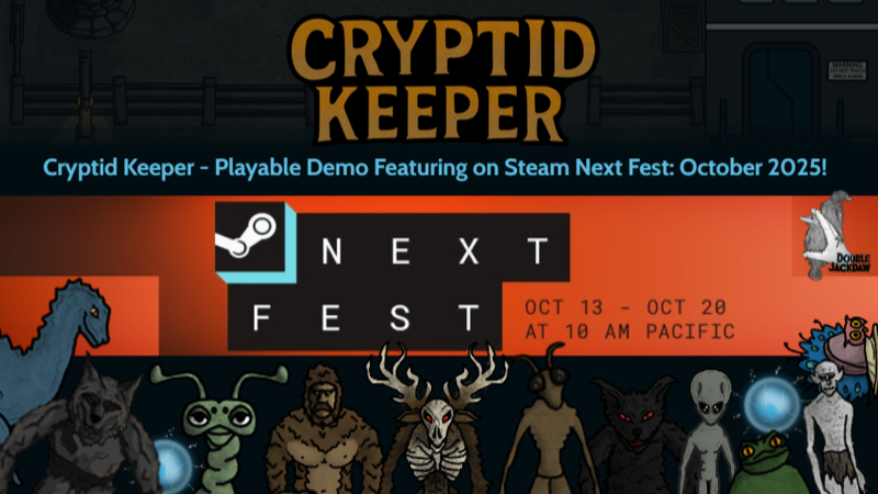 Steam :: Cryptid Keeper :: Cryptid Keeper Demo - Coming to Steam Next Fest: October 2025!