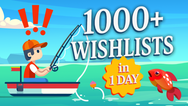 Fishing Corner - 1000+ Wishlists in 1 day! - Steam News