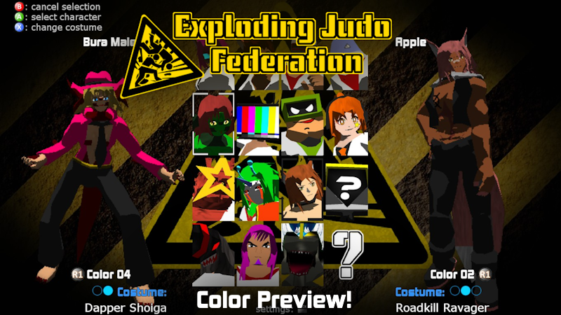 Exploding Judo Federation - Color Preview is now available in the ...