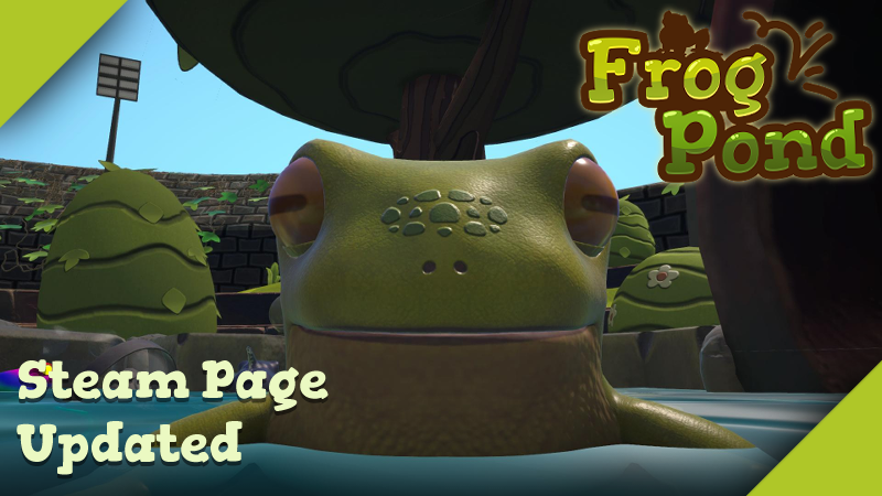 Steam :: Frog Pond Simulator :: Revised Steam Page and Development News