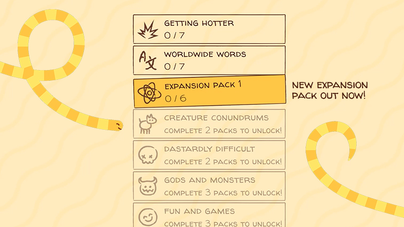 Word Worm - Update: New puzzles, animations and trivia! - Steam News