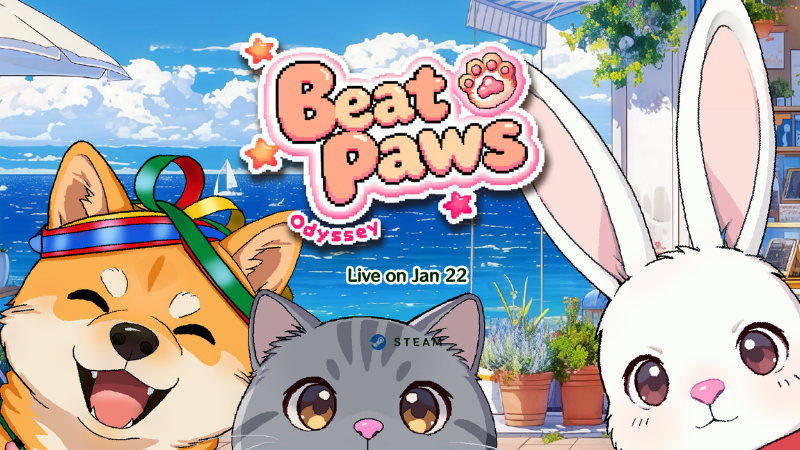 Beat Paws Odyssey - Out Now! Beat Paws Odyssey: Type, Travel & Connect ...