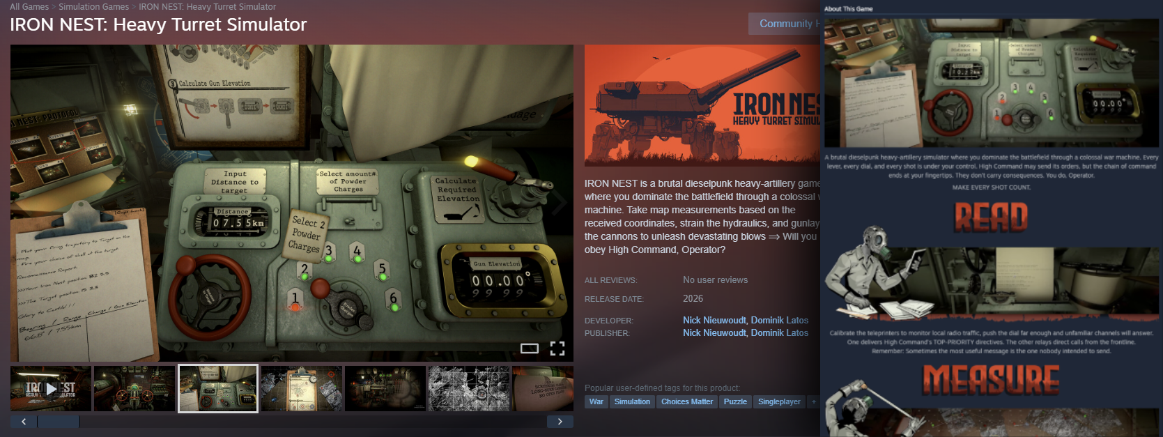 Steam Community :: IRON NEST: Heavy Turret Simulator