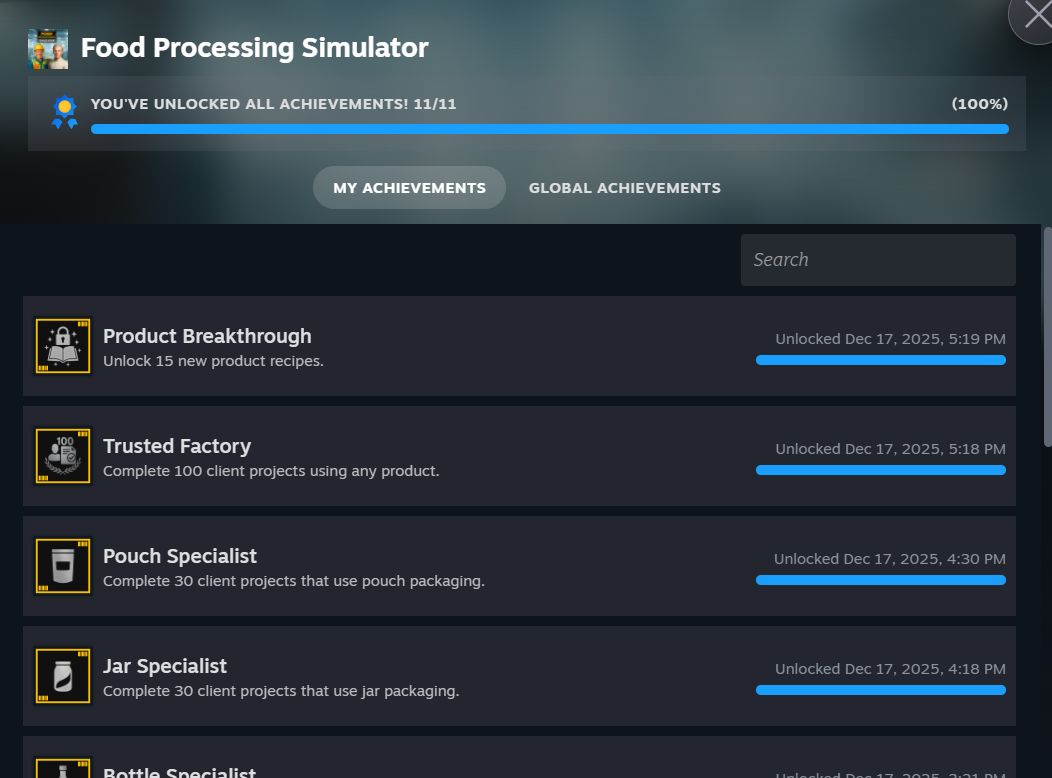 Early Access Launch! · Food Processing Simulator update for 18 December 2025 · SteamDB