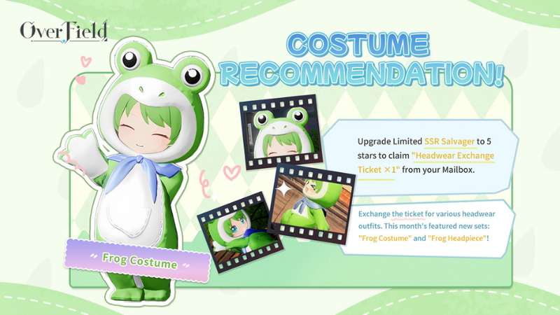 OverField - Toy Costume Recommendation | Frog Costume - Steam News