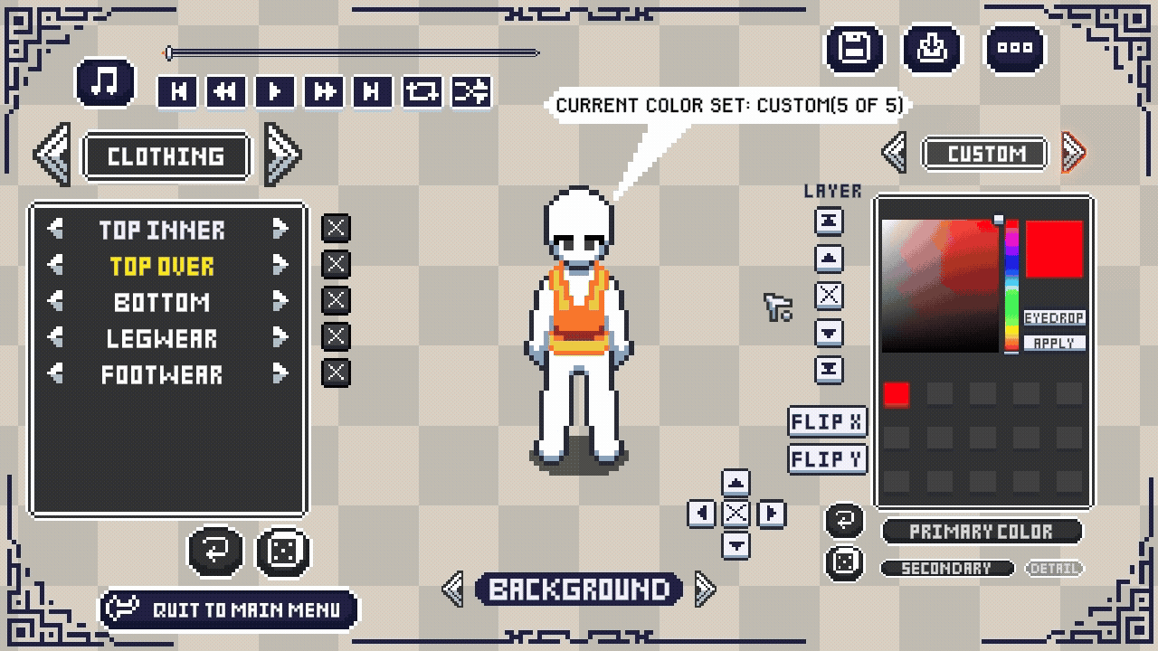 First Update & Announcement · Just A Pixel Character Creator update for ...