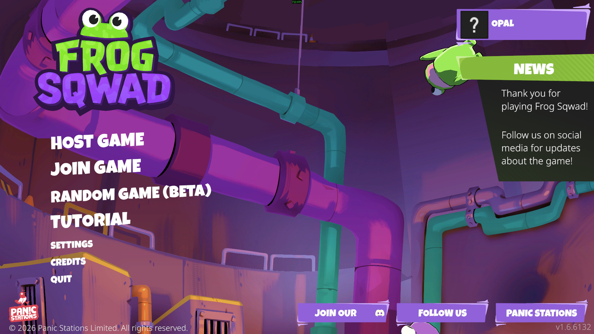 Tutorial Update! · Frog Sqwad 🐸 update for 19 June 2026 · SteamDB