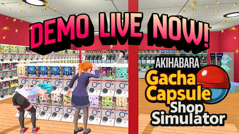 Gacha Capsule Shop Simulator - Akihabara - 🎉 Gacha Capsule Shop ...