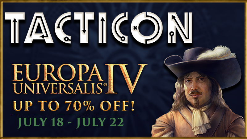 Steam :: Europa Universalis IV :: EU4 takes part in Tacticon 2024!