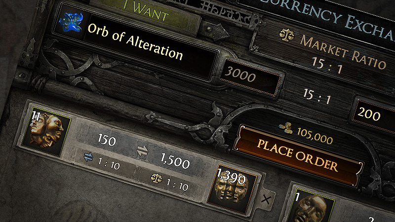 Path of Exile - Introducing the Currency Exchange Market - Steam News