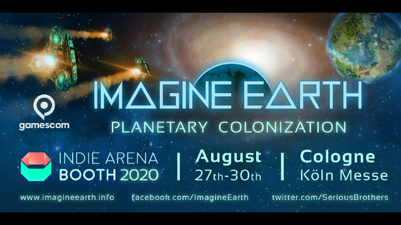 Steam :: Imagine Earth :: Q&A on Discord and Gamescom Indie Arena Booth