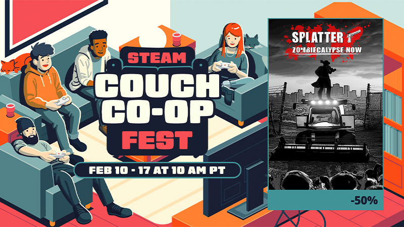 Splatter - Zombiecalypse Now - 🎮 Play Splatter - Zombiecalypse Now During Steam Couch Co-Op Fest ...