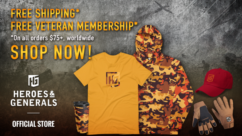 Heroes & Generals - RISE OF FALL LIMITED-EDITION MERCH - Steam News