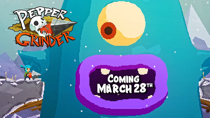 Devolver Digital - Pepper Grinder Revs Up for Launch on March 28 - Steam News