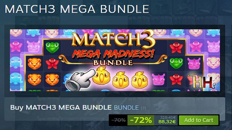 Hexus - Play the "Match3 MEGA Bundle" on Steam with over 70 of our best ...