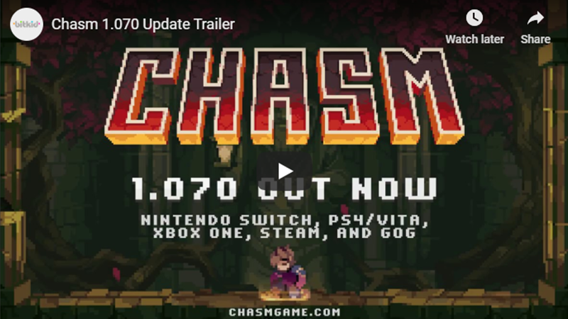 Chasm - Patch 1.071 Released - Steam News