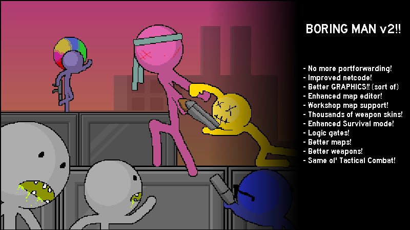 Boring Man - Online Tactical Stickman Combat - The Boring Man v2.0.0 ...