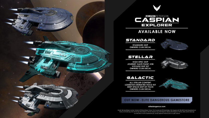 Elite Dangerous - Elite Dangerous | Caspian Explorer Update - Steam News