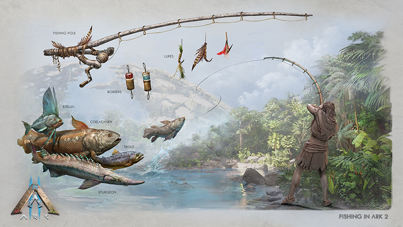 ARK: Survival Evolved - Community Crunch 367: ARK 2 Fishing Concept ...