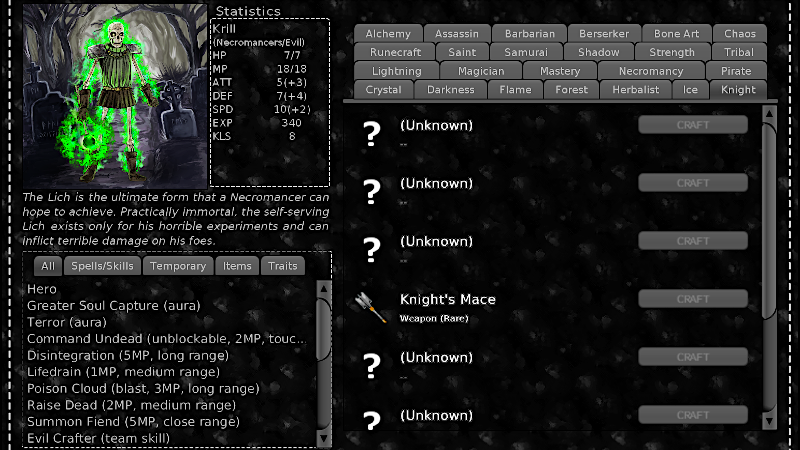 Age of Fear: The Undead King - CRAFTING (BETA)!! - Steam News