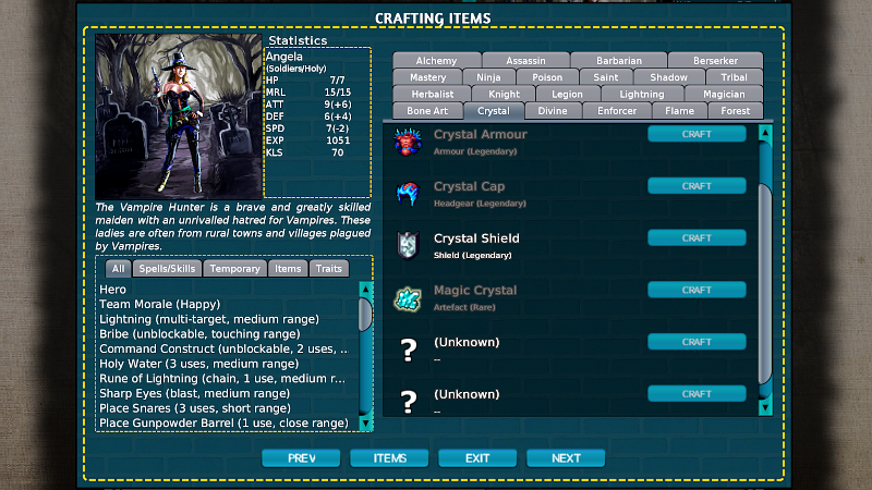 Age of Fear: The Undead King - CRAFTING!! - Steam News